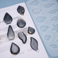 China DIY Droplet Pendant Mold Non Polishing Geometric Water Drop Star Pendant Earrings Necklace Silicone Mold for sale