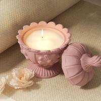 China Crystal dropper resin storage flowerpot DIY relief pattern cement gypsum candle cup silicone mold for sale