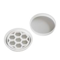 China DIY Crystal Dropping Gel Large Circular Table Honeycomb River Table 30cm Round Desktop Silicone Mold for sale