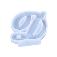 China DIY Crystal Dropping Gel Mold IN Customized Version Personalized 26 Letter Pendant Table Silicone Mold for sale