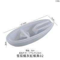 China DIY Crystal Dropper Mold Irregular Cigar Ashtray Brush Ornament Silicone Mold Wholesale for sale