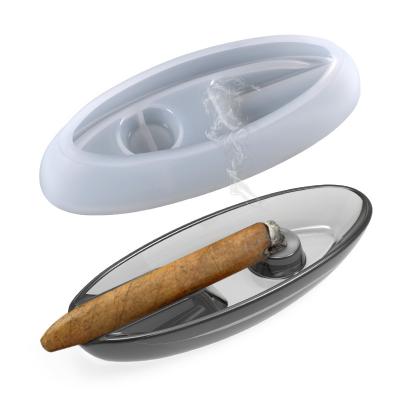 China DIY Crystal Dropper Mold Irregular Cigar Ashtray Brush Ornament Silicone Mold Wholesale for sale