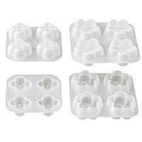 China Si Lian Hua Silicone Mold Aromatherapy Tea Wax Sheet Gypsum Candle Mold Home Decoration DIY Mold for sale