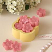 China Si Lian Hua Silicone Mold Aromatherapy Tea Wax Sheet Gypsum Candle Mold Home Decoration DIY Mold for sale
