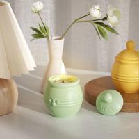 China DIY Crystal Dropper Resin Bee Jar Storage Box Aromatherapy Gypsum Candle Cup Ornament Silicone Mold for sale