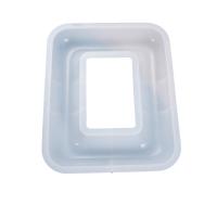 China DIY Crystal Dropper Mold, Photo Frame, Table Decoration, Rounded Corners, Curved Shape, Homemade Photo Frame, Silicone Mold for sale