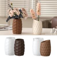 China Ins Wind Hexagonal Cut Elliptical Wave Pattern Vase DIY Resin Gypsum Cement Flower Pot Flower Utensil Silicone Mold for sale