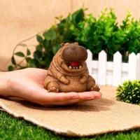 China Popular Cartoon Hippopotamus Silicone Mold Creative Home Decoration Ornament Gypsum Mold DIY Easter Candle Mold for sale