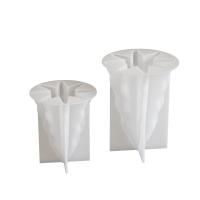 China DIY Glue Christmas Tree Candle Silicone Mold Christmas Aromatherapy Gypsum Candle Display Platform Mold for sale