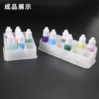 China Crystal Dropper Mold DIY Handmade Storage Box High Brightness Twelve Square Storage Box Silicone Mold for sale