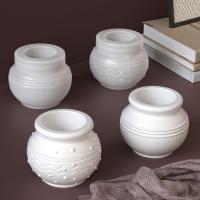 China Aromatherapy Gypsum Resin Cement Fish Tank Flowerpot Silicone Mold DIY Dried Flower Succulent Small Hanging Basin Mold for sale