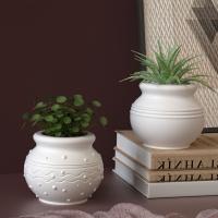 China Aromatherapy Gypsum Resin Cement Fish Tank Flowerpot Silicone Mold DIY Dried Flower Succulent Small Hanging Basin Mold for sale