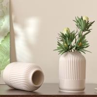 China Nordic Ins Vertical Wavy Vase Silicone Mold Simple Roman Column Hydroponic Flower Planter Mold for sale