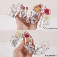 China DIY Crystal Dropping Resin Gypsum Candlestick Semi Three Dimensional SM Arched Candleholder Base Silicone Mold for sale