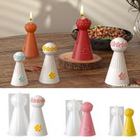 China Ins Wind Flower Ring Angel Candle Gypsum Mold DIY Aromatherapy Gypsum Expanded Stone Ornament Silicone Mold for sale