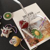 China DIY Halloween Ghost Devil Hanging Pendant Mold Sunflower Clown Jewelry Silicone Mold for sale