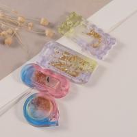 China Crystal Dropper Resin Oval Lace Heart-shaped Quicksand Pendant Hair Clip Hanging Decoration Keychain Silicone Mold for sale