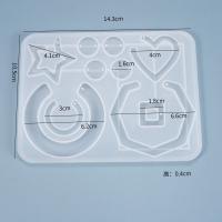 China DIY Crystal Dropper Mold Homemade Earrings, Pendants, Earrings, Heart-shaped Silicone Molds Wholesale for sale
