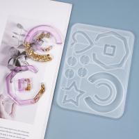China DIY Crystal Dropper Mold Homemade Earrings, Pendants, Earrings, Heart-shaped Silicone Molds Wholesale for sale