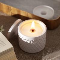 China DIY Dropper Circular Grid Storage Box Storage Can Aromatherapy Gypsum Candle Cup Container Silicone Mold for sale