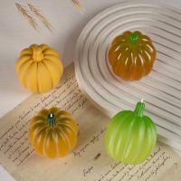 China Crystal Dropper Resin Gypsum Pumpkin Candle Ornament Silicone Mold DIY Halloween Series Grinding Tool for sale