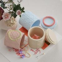 China Crystal Drip Glue Mirror Resin Relief Vine Pattern Storage Box DIY Cement Gypsum Flower Pot Silicone Mold for sale
