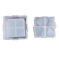 China DIY Crystal Dropping Glue Handmade Silicone Mold Bow Gift Box Mold Jewelry Storage Box Mold for sale