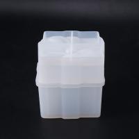 China DIY Crystal Dropping Glue Handmade Silicone Mold Bow Gift Box Mold Jewelry Storage Box Mold for sale