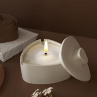 China Round Triangle Simple Wind Smoke Ash Storage Tank, Table, DIY Aromatherapy Gypsum Candle Cup, Silicone Mold for sale