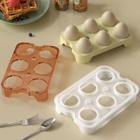 China Easter Egg Bracket Ornament Silicone Mold DIY Six Piece Egg Base Drip Plaster Mold for sale