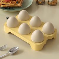China Easter Egg Bracket Ornament Silicone Mold DIY Six Piece Egg Base Drip Plaster Mold for sale