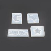 China Crystal Resin Pendant Silicone Mold No Sanding DIY Handmade Jewelry Moon Cat Wings Star for sale