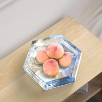 China DIY Crystal Resin Tray Storage Box Mold Hexagonal Tray Hexagon Storage Box Silicone Mold for sale