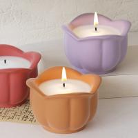 China DIY Gypsum Aromatherapy Candle Cup Rose Storage Jar Mirror Flower Pot Decoration Silicone Mold Wholesale for sale