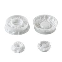 China Rose Flower Ring Candlestick Silicone Mold Aromatherapy Candle Gypsum Ornament DIY Valentine's Day Decoration Mold for sale