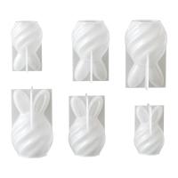 China Easter Spiral Rabbit Silicone Mold Handmade DIY Aromatherapy Candle Gypsum Fragrance Stone Ornament Dropping Mold for sale