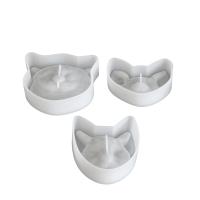 China Halloween Decoration Cheshire Cat Eye Cat Head Bat Gypsum Mold DIY Devil Cat Aromatherapy Candle Silicone Mold for sale