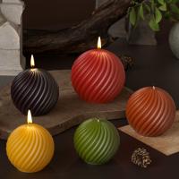 China Circular Rotating Striped Candle Silicone Mold DIY Aromatherapy Candle Gypsum Fragrance Stone Pendant Dropping Mold for sale