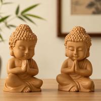 China Creative Sitting Buddha Incense Candle Silicone Mold DIY Home Zen Decor Gypsum Mold for sale