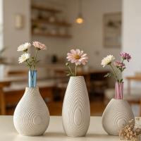 China Nordic-inspired Ins Wind Chime Vase Candle Holder DIY Aromatic Plaster Cement Decor Silicone Mold for sale