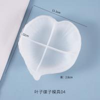 China DIY Crystal Dropper Mold, Leaf Dish, Storage Dish, Creative Ornament Silicone Mold for sale