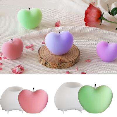 China DIY Crystal Dropping Glue 3D Stereoscopic Arc Love Silicone Mold Aromatherapy Candle Gypsum Decoration Film Set for sale