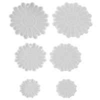 China Large, Medium, And Small Perforated Flower Coasters With Silicone Molds, Chrysanthemum Display Tables, Aromatherapy Gypsum Drip Molds for sale