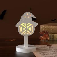 China Halloween Bat Spider Hat Skeleton Hollow Easter Egg Lamp Silhouette Ornament Lamp Holder Gypsum Silicone Mold for sale