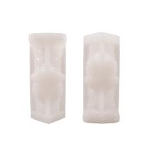 China Cross Border European Style Palace Relief Pattern Bow, Cylindrical Candle Decoration, Aromatherapy Gypsum, Silicone Mold for sale