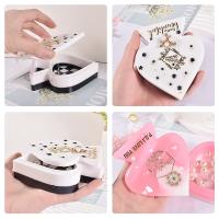 China DIY Silicone Spade A Storage Box Mold Spade Heart Chessboard Pattern Heart Jewelry Storage Grinding Tool for sale