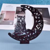China DIY Crystal Dropping Glue Mold Funny Series Owl Display Board Platform Decoration Silicone Mold Wholesale for sale