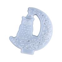 China DIY Crystal Dropping Glue Mold Funny Series Owl Display Board Platform Decoration Silicone Mold Wholesale for sale
