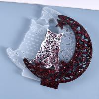 China DIY Crystal Dropping Glue Mold Funny Series Owl Display Board Platform Decoration Silicone Mold Wholesale for sale