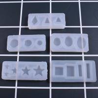 China DIY Crystal Dropping Silicone Mold Jewelry Earnail Eardrop Silicone Mold Elliptical Star Pendant Hanging Decoration Mold for sale